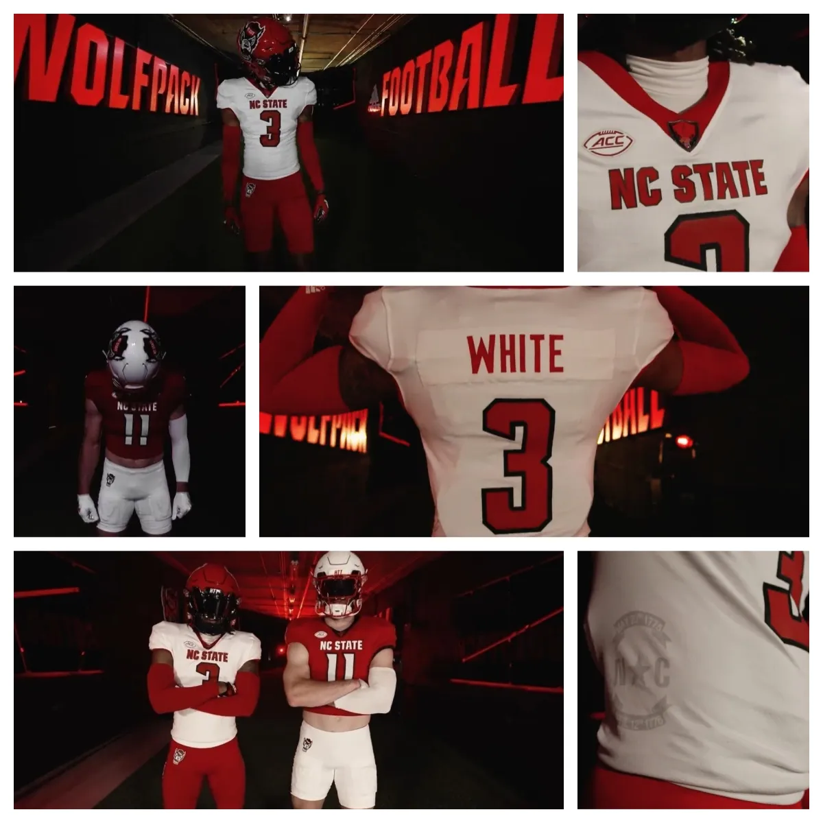 NC State Wolfpack Football Jersey Custom Stured Mens Youth Bradley ...