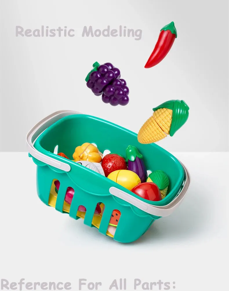 DHgate.com:Kids Educational Plastic Kitchen Play Food Toy Set with ...