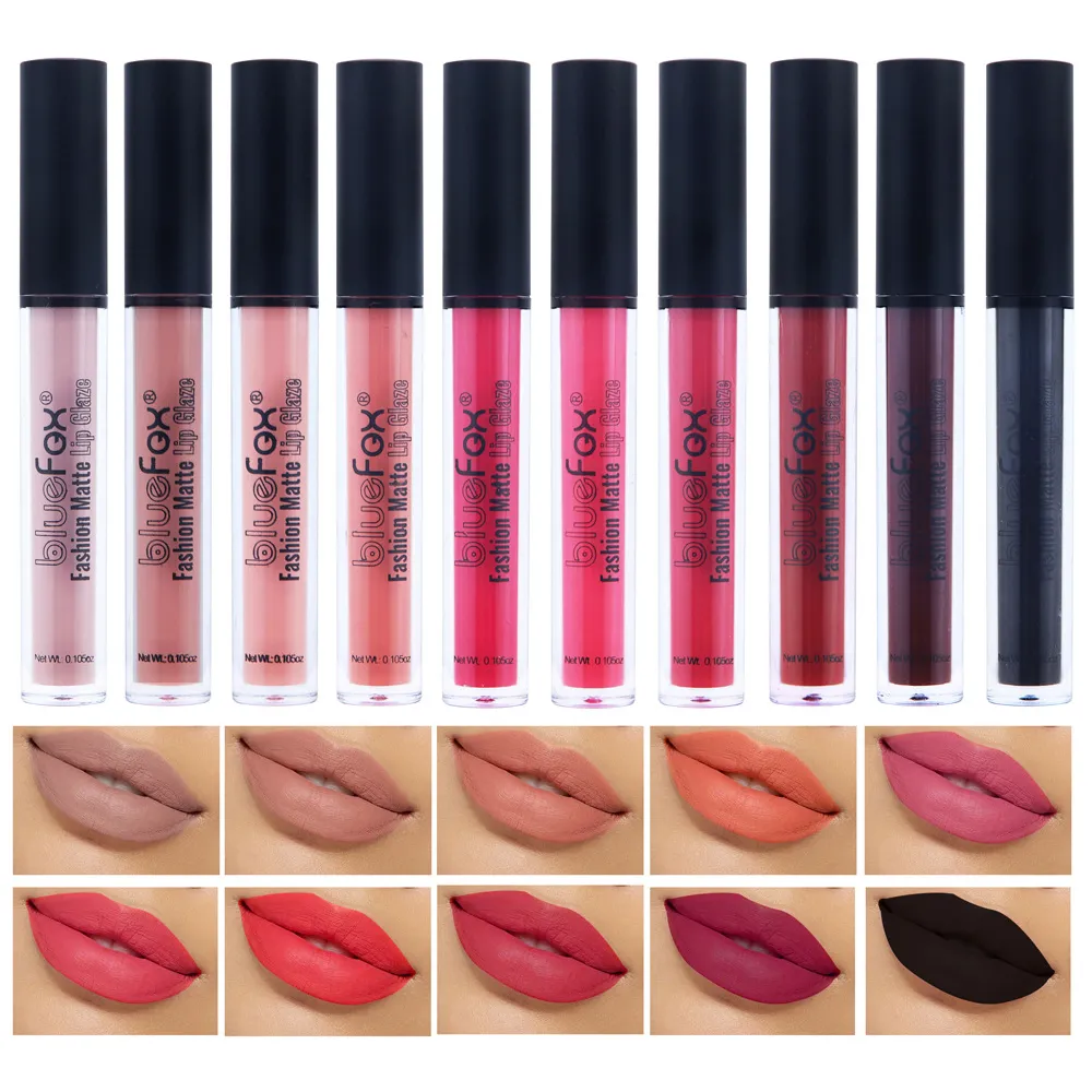 Velvet Matte Liquid Lipstick - Long-Lasting Lip Stain, Smudge-Proof Lip ...