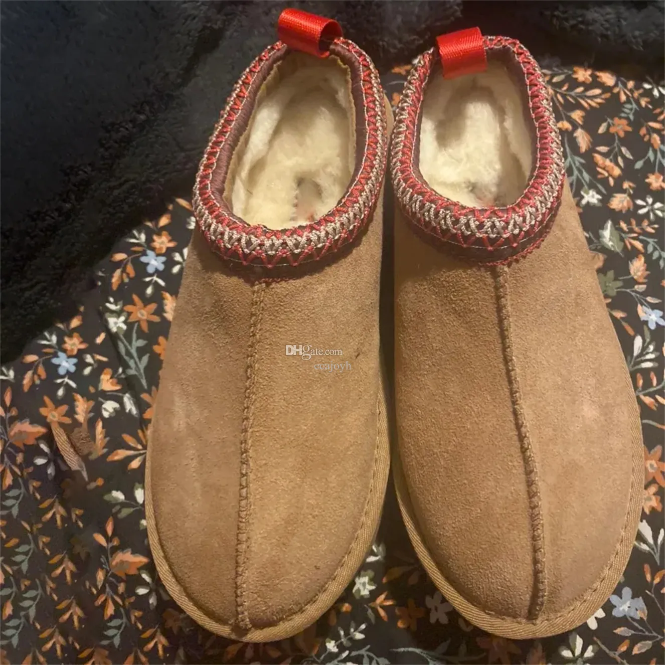 Sheepskin Ultra Mini Platform Boot Tasman Suede Upper Wool Ankle Snow ...