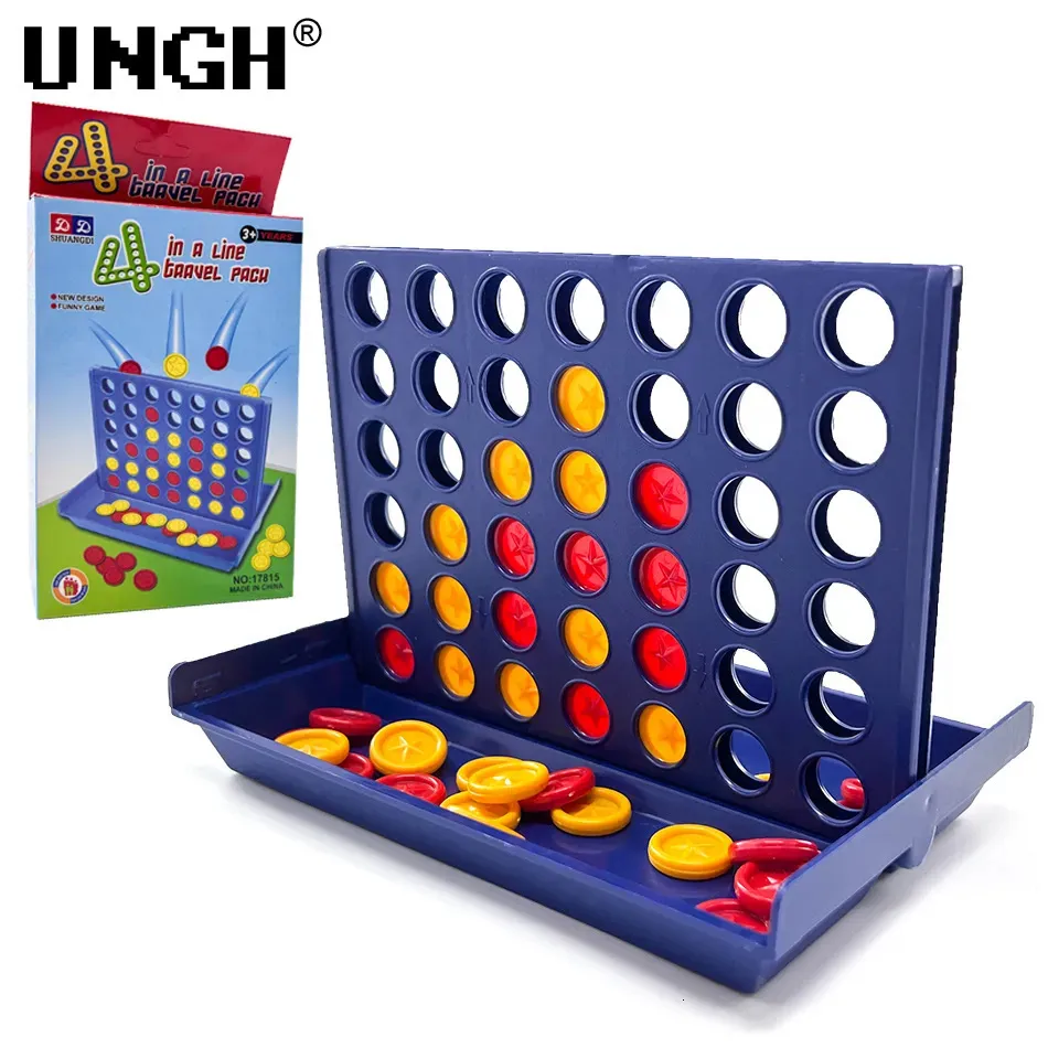 UNGH Four In A Row Bingo Chess Target Board Games Fun Educational Toy ...