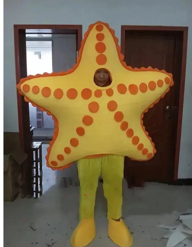Halloween Starfish Mascot Costume - Adult Size, Carnival Fun, Hallowen ...