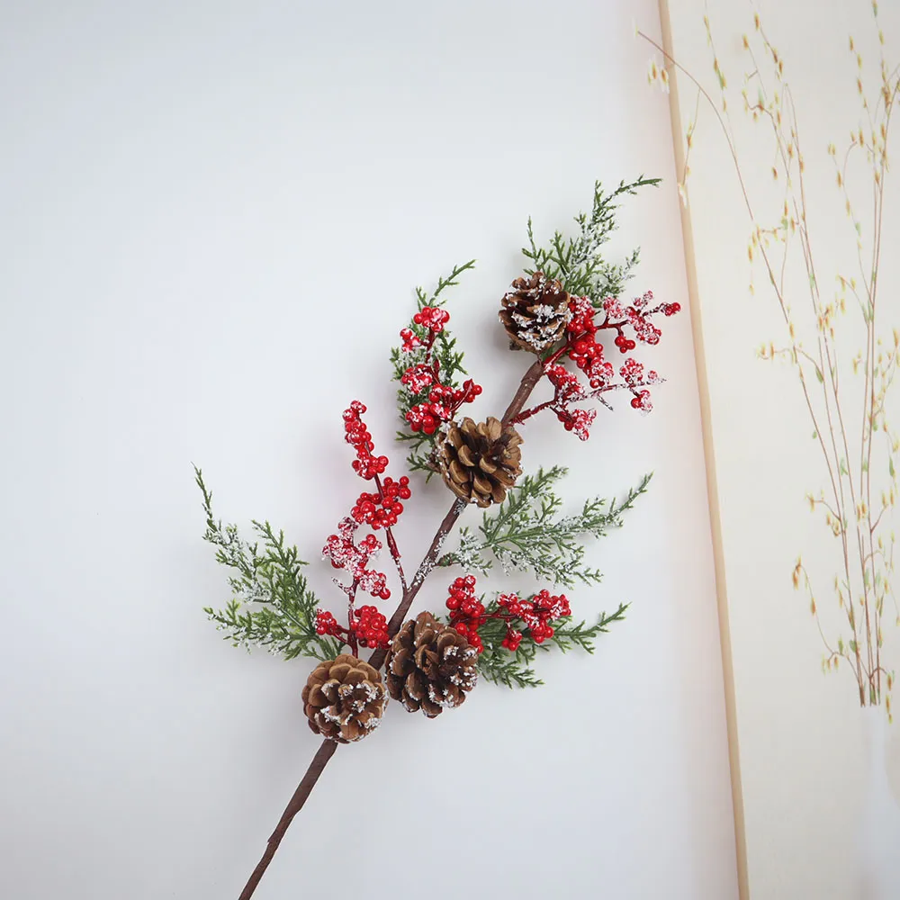 Sticky Snow Berry Balls, Christmas Trees, Small Pine Cones, DIY ...