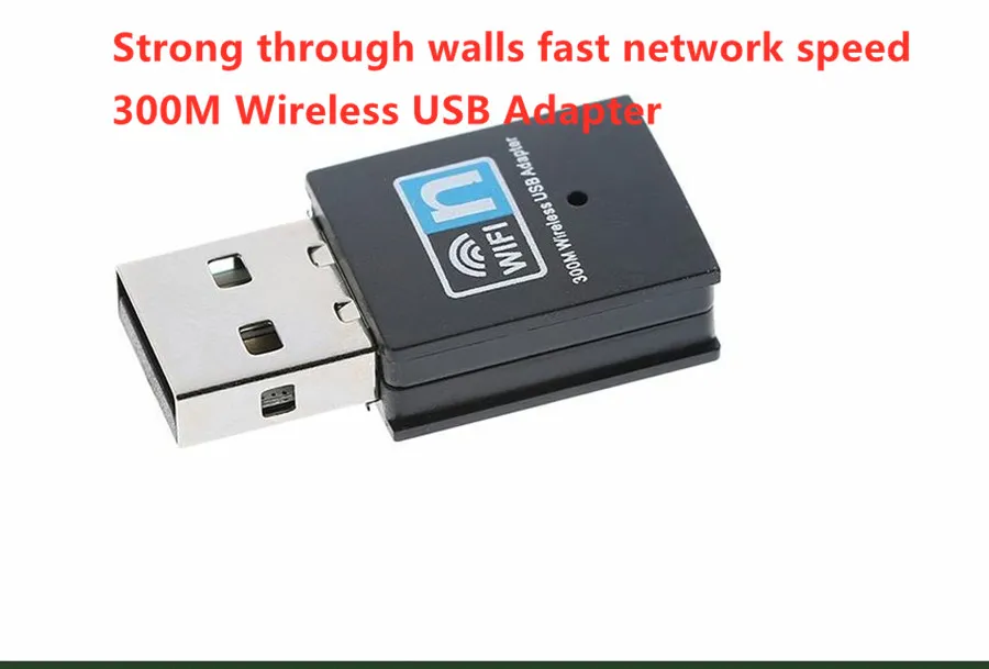 Wireless USB Wifi Adapter For TV, 300M 2.4G USB Wifi Dongle For PC, 802.11 B/G/N Network Adapter ...