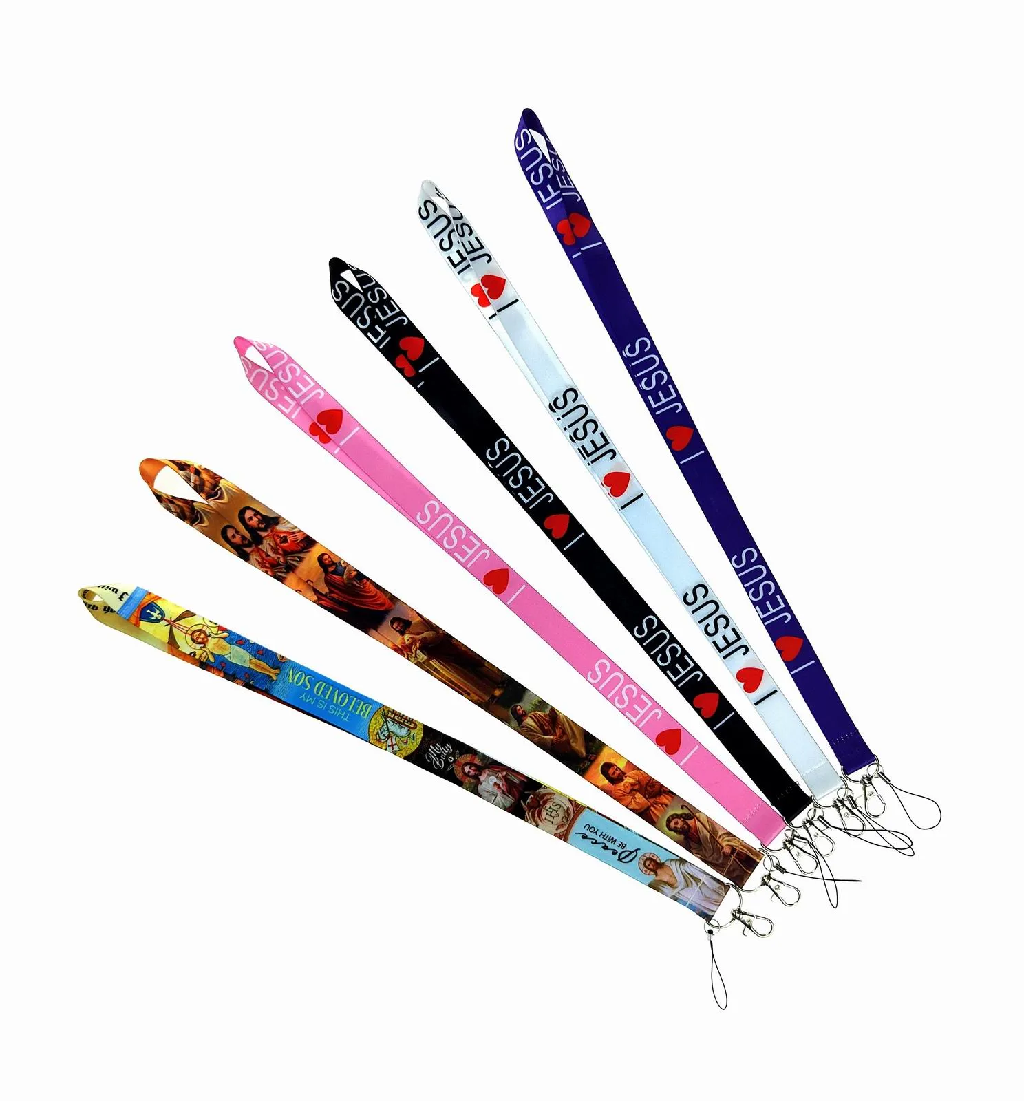 DHgate.com:Multicolor Cartoon Lanyard Neck Strap for ID Cards, Keys ...