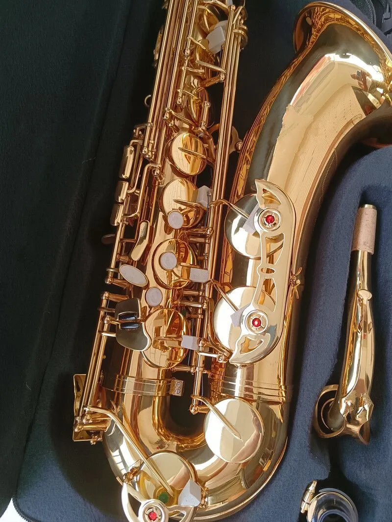 DHgate.com:Professional Golden Brass Tenor Saxophone with Case and ...