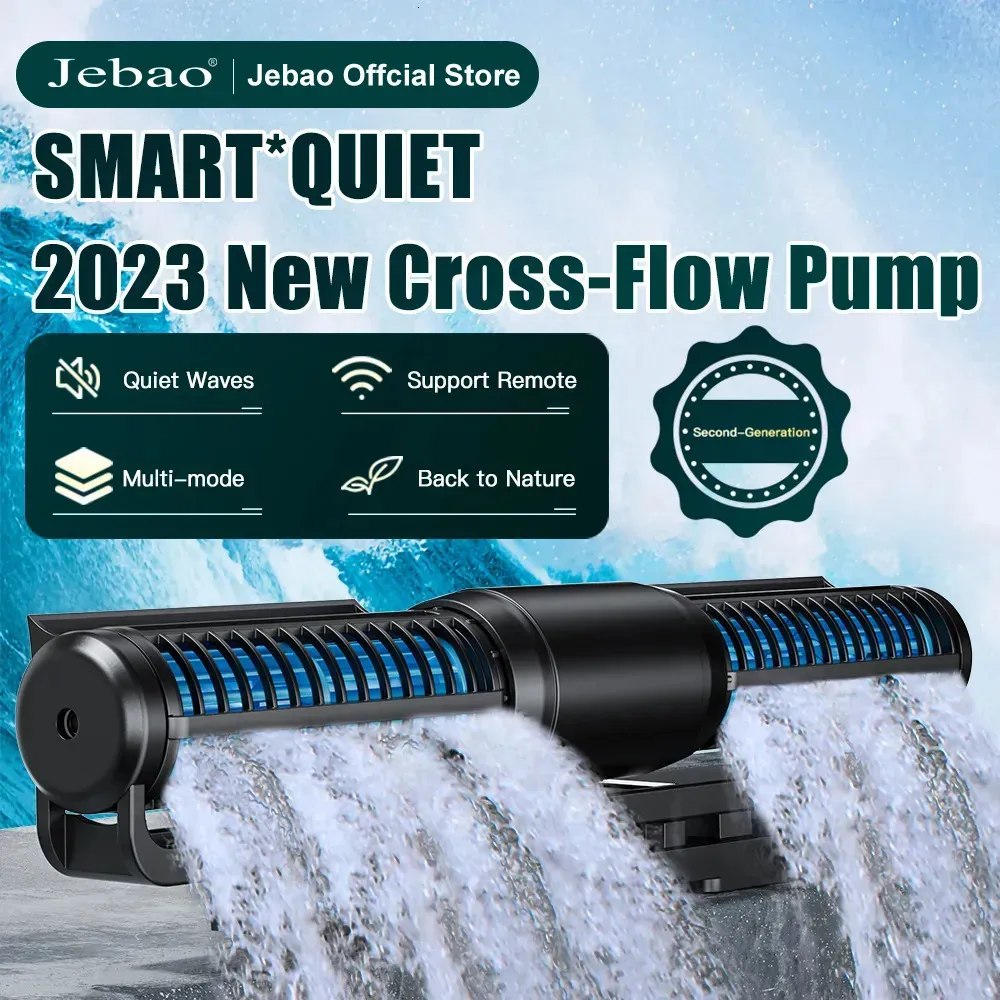 Aquarium Crossflow Wave Maker Pump - External LCD Controller, WiFi Remote, Jebao ECP/ECPM ...