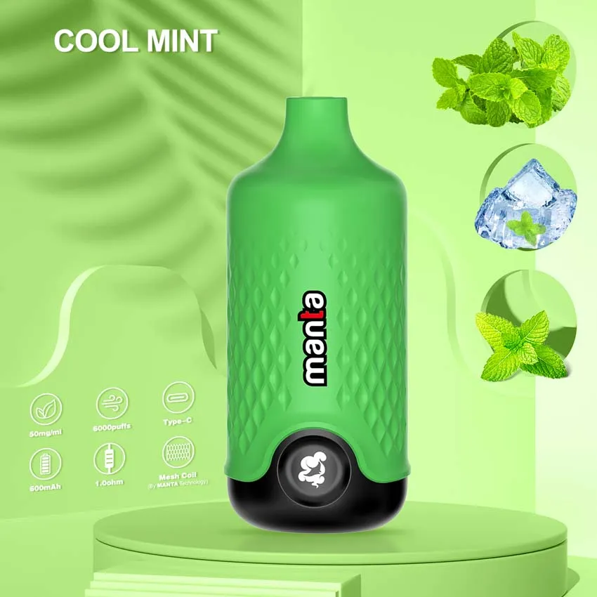 Manta ULTRA 6000 Puff 6k Disposable Vape Pen E Cigarette 600mah ...