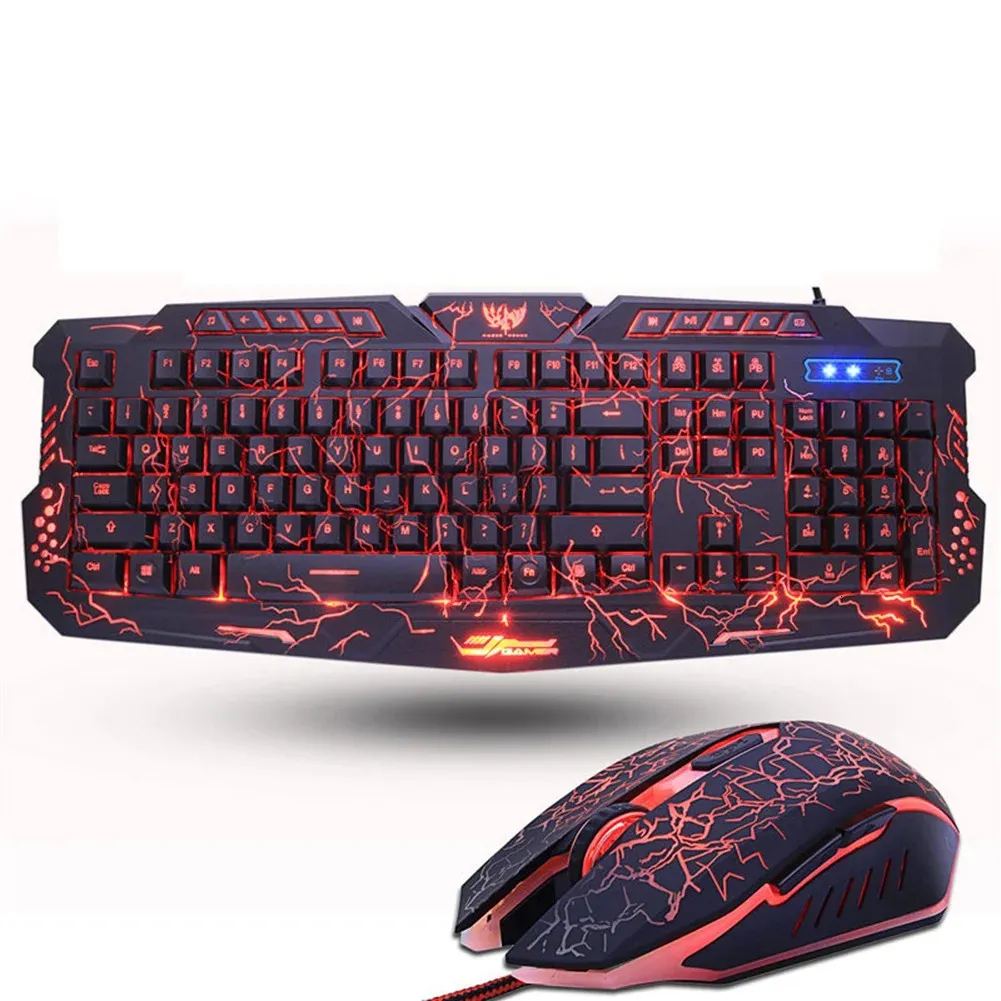 DHgate.com:Keyboards Game Keyboard and Mouse Combos Backlit USB Wired ...