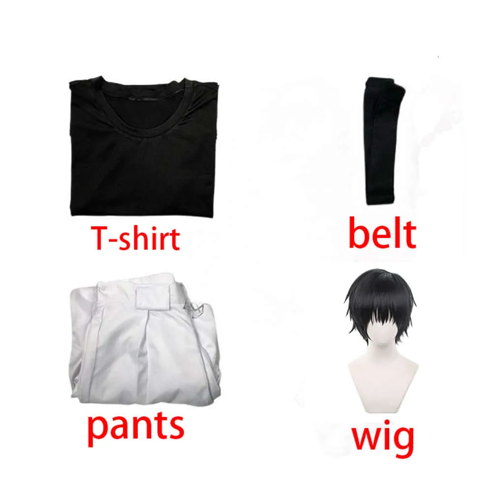 Jujutsu Kaisen Toji Anime Cosplay Wigs Unisex Fushiguro Pants And Wig ...