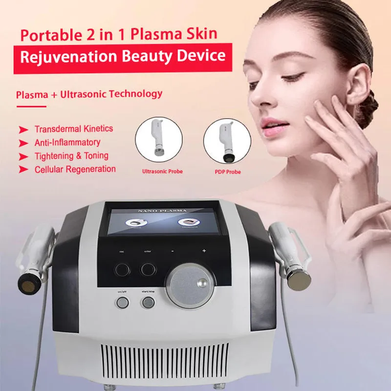 Multifunctional 2 In 1 Plasma Ultrasonic Pain Relief Machine For Anti ...