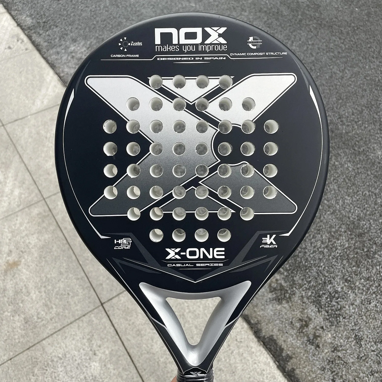 DHgate.com:Pro Carbon Fiber Padel Tennis Racket with EVA Soft Core for ...