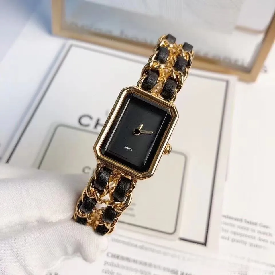 Luxury Women's Quartz Watch - Elegant Rectangle Dial, Stainless Steel ...