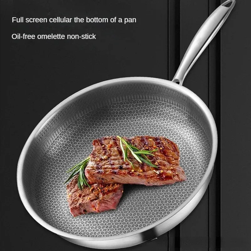 DHgate.com:BBQ Tools Accessories Frying Pan Stainless Steel Honeycomb ...