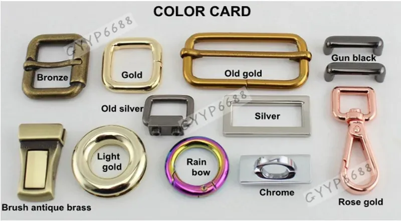 Parts Accessories: 5mm Metallic Gold Grinding Strap Chain for Fashion Small Bag - Metal Shoulder ...