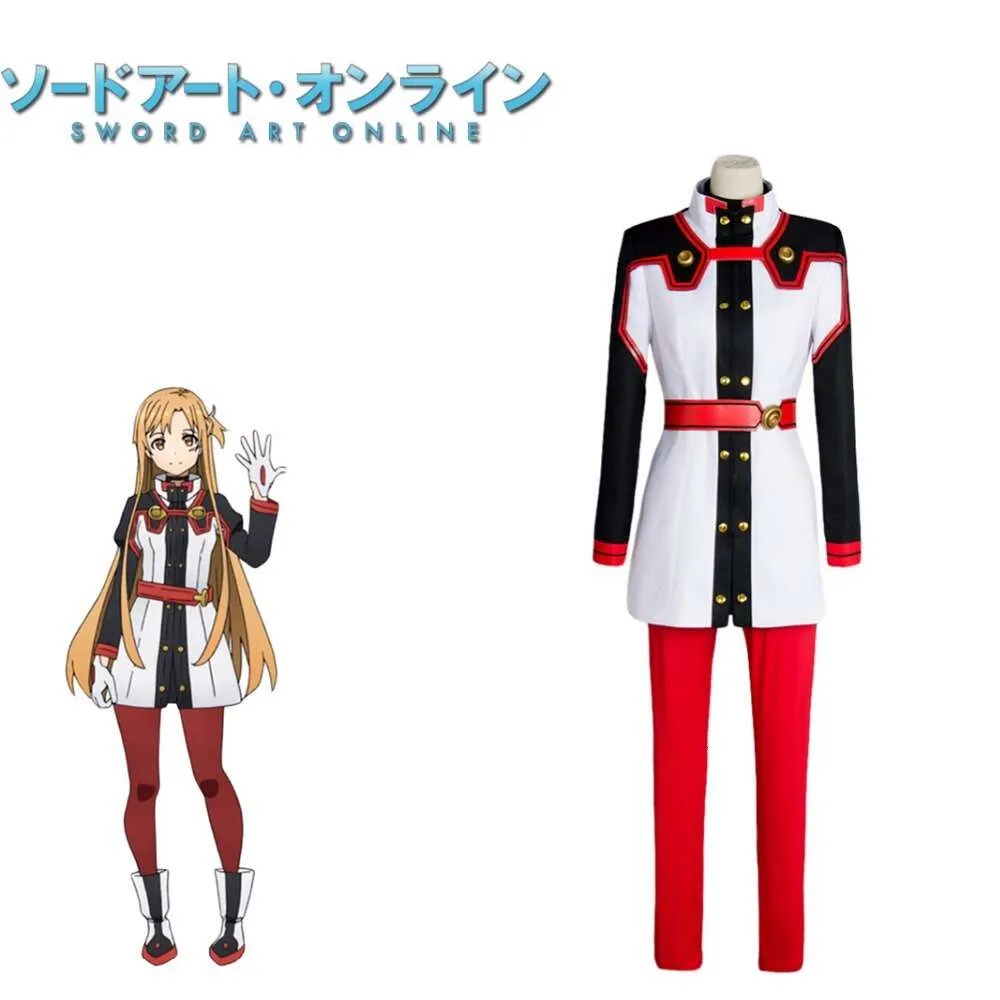 Yuuki Asuna SAO Sword Cosplay Costume Japanese Anime Online Movie ...