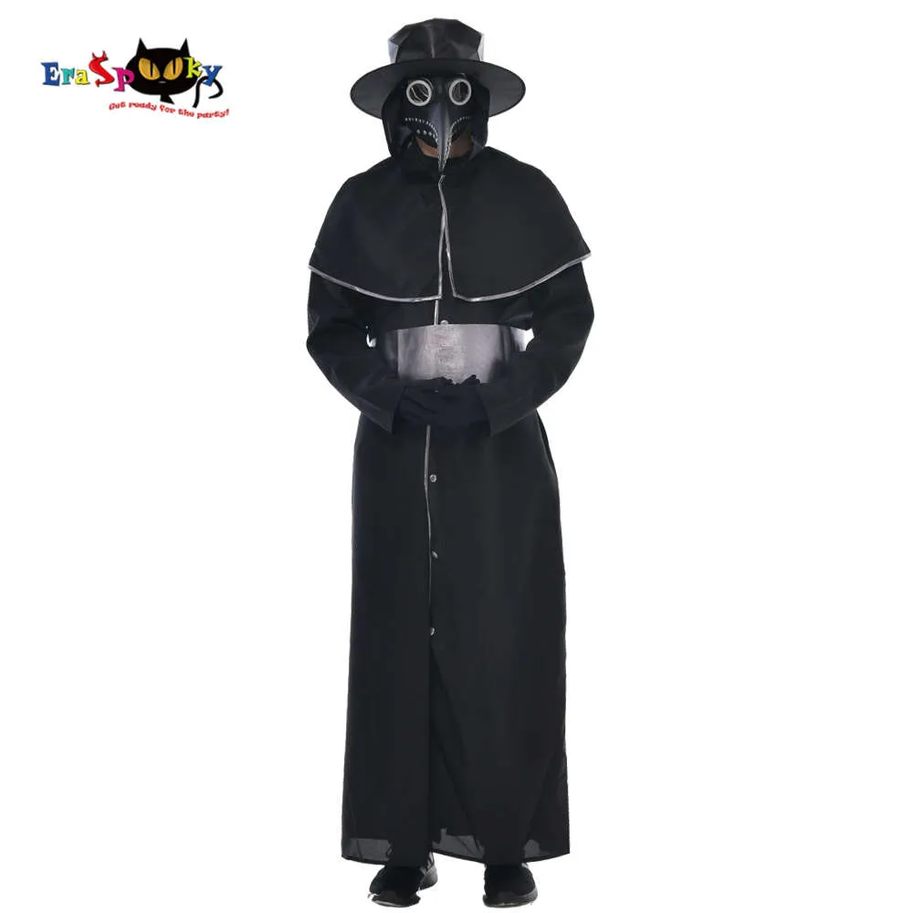 Eraspooky Medieval Steampunk Plague Doctor Cosplay Costume Sweatshirt ...