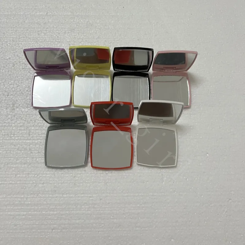 Portable Folding Makeup Mirror - Compact Travel Mirror with Dust Bag ...