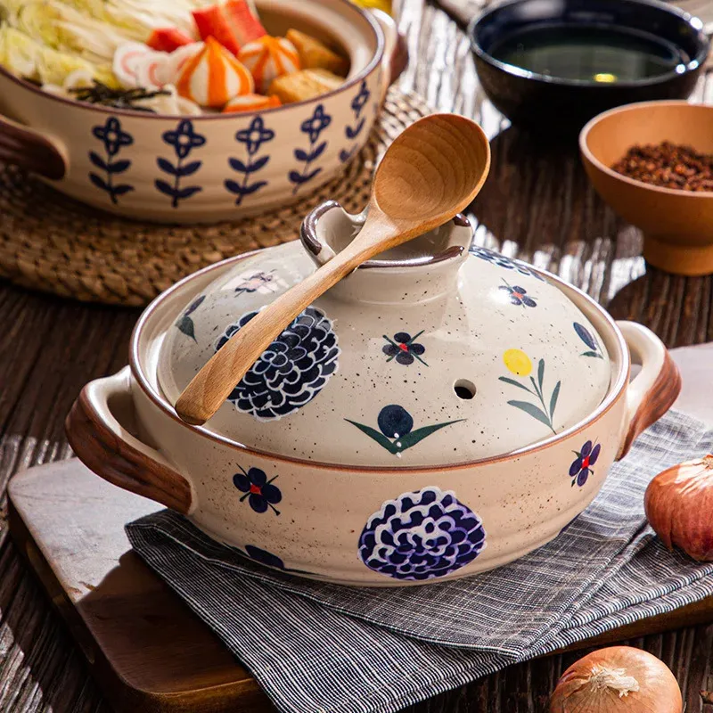 DHgate.com:Ceramic Casserole Stock Pot for Stew, Soup, Cooking | High ...