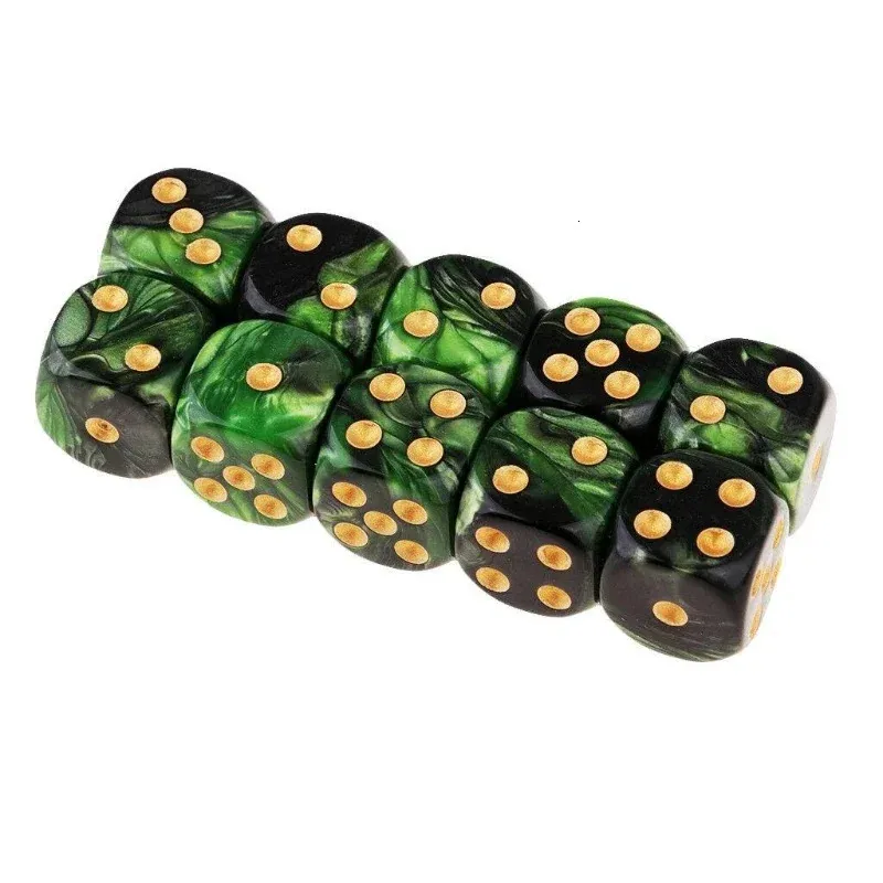 DHgate.com:Two-Color Opaque Six-Sided Spot Dice: 10PCS 16mm D6 Dice Set ...