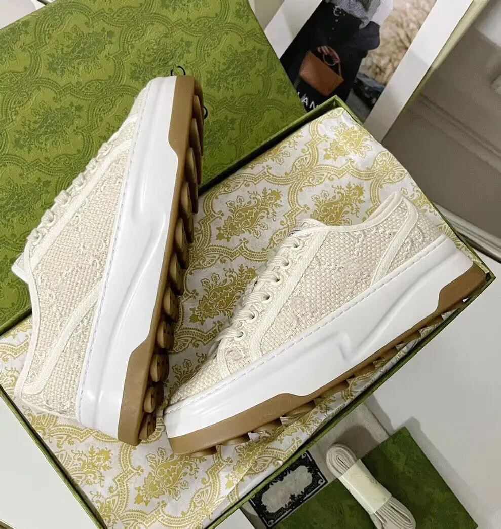 Famous Design Tennis Courts Interlocking Trainers Shoes Women Men