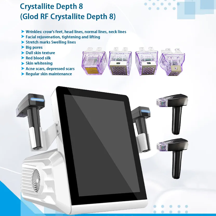 Gold RF Microneedle For Wrinkle Removal & Acne Treatment 4 Probe Body ...