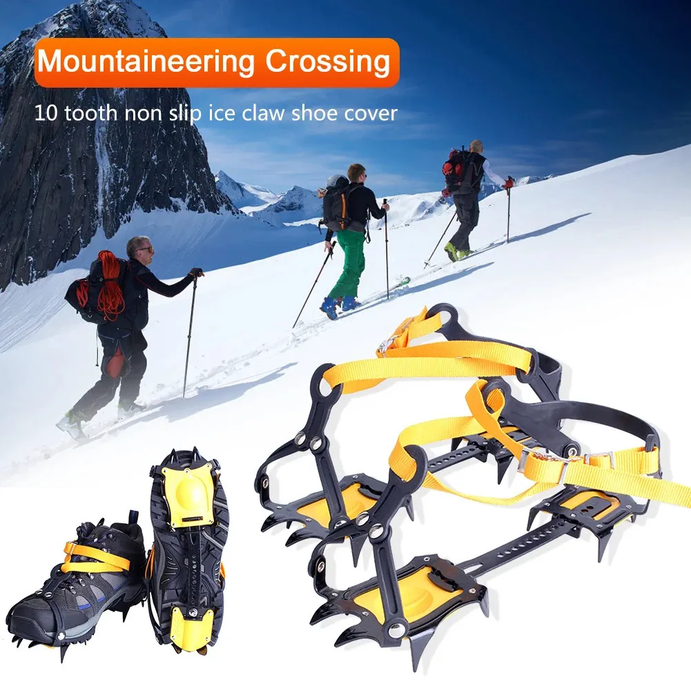 DHgate.com:10-Teeth Stainless Steel Mountaineering Crampons with Carry ...