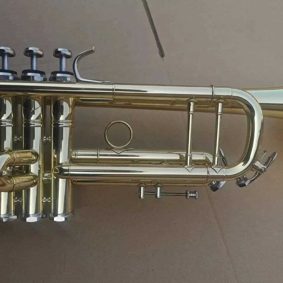 DHgate.com:Professional B-flat Trumpet | Brass & Gold-Plated | 7C ...