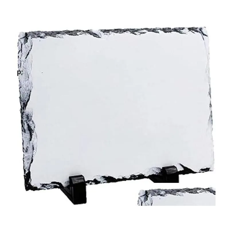 DHgate.com:Custom Sublimation Photo Rock Slate Plaque Frame for 2024 ...