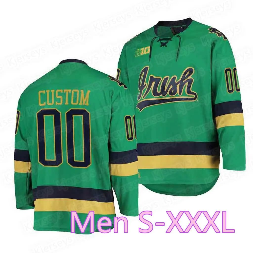24 Spencer Stastney Notre Dame Hockey Jersey Fighting Irish Landon ...