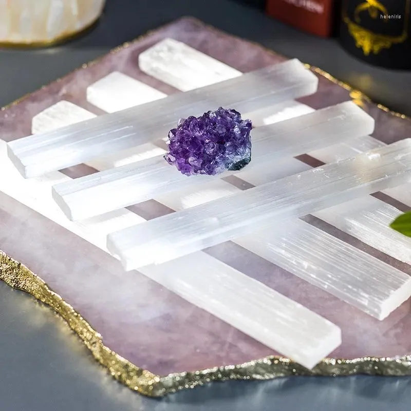 Wholesale Natural Selenite Crystal Pouch Necklace With Moroccan Crystal ...