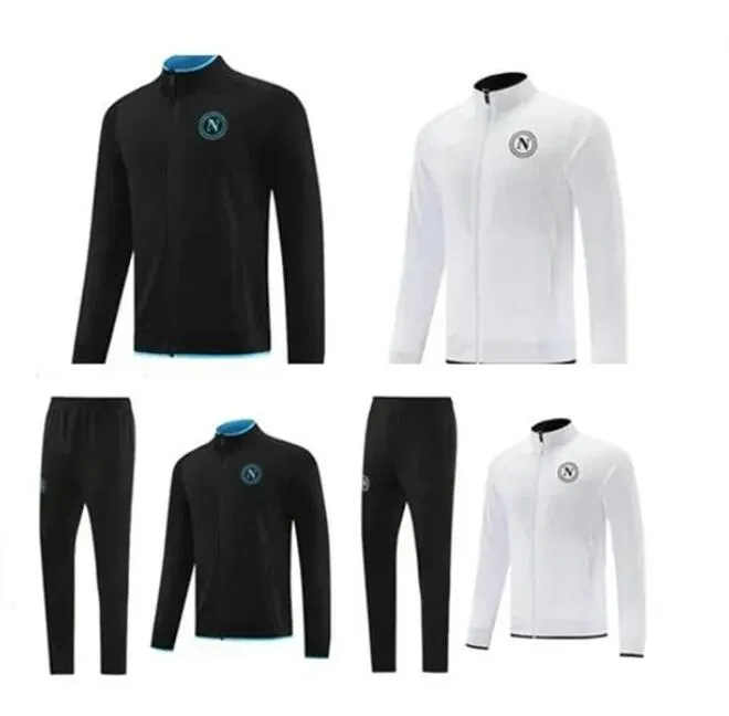 Napoli 23/24 Tracksuit Jacket Hoodie - Official Soccer Training Suit ...