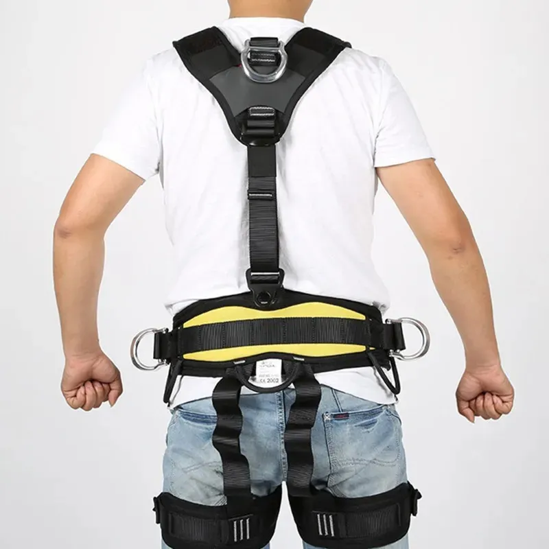 Adjustable Rock Climbing Harness - Half Body Safety Belt for Tree ...