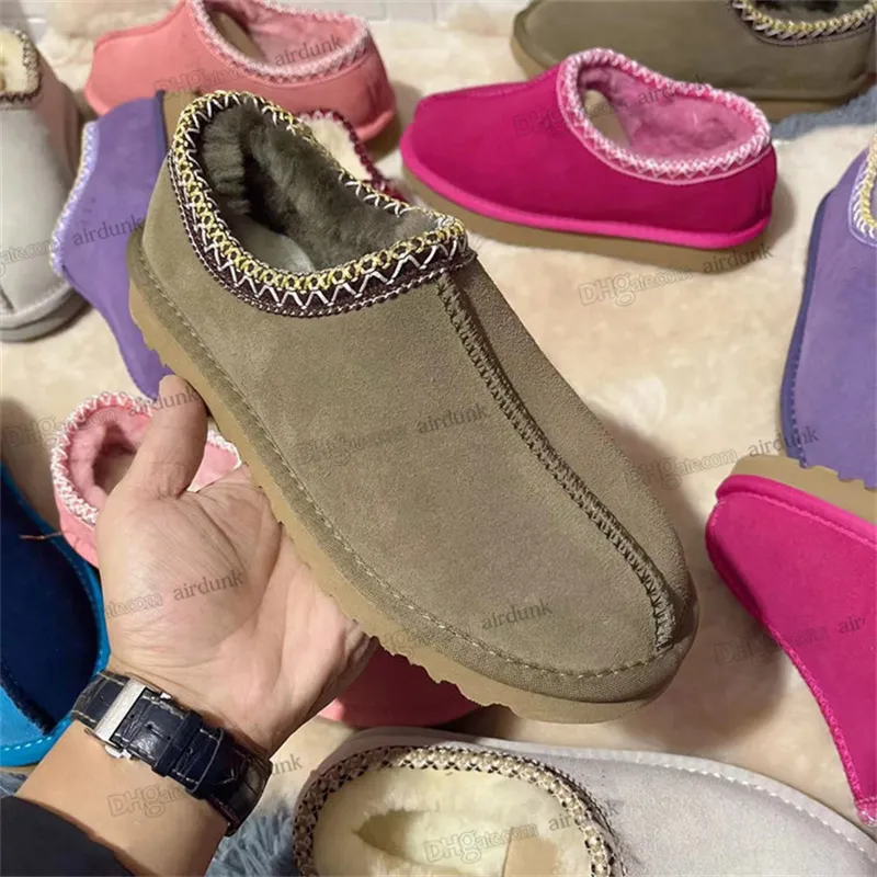 Tazz Mustard Seed Chestnut Fur Tasman Black Tasman Slippers Classic ...