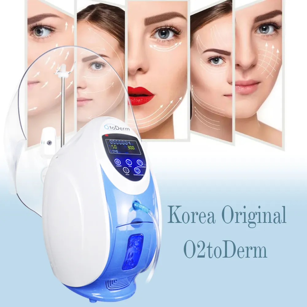 O2toderm Oxygen Jet Therapy Machine LED Dome Facial Treatment, O2 Derm ...