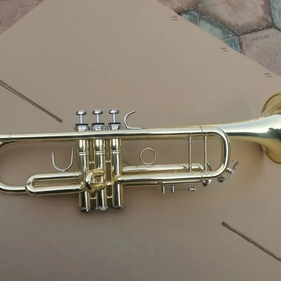 DHgate.com:Professional B-flat Trumpet | Brass & Gold-Plated | 7C ...