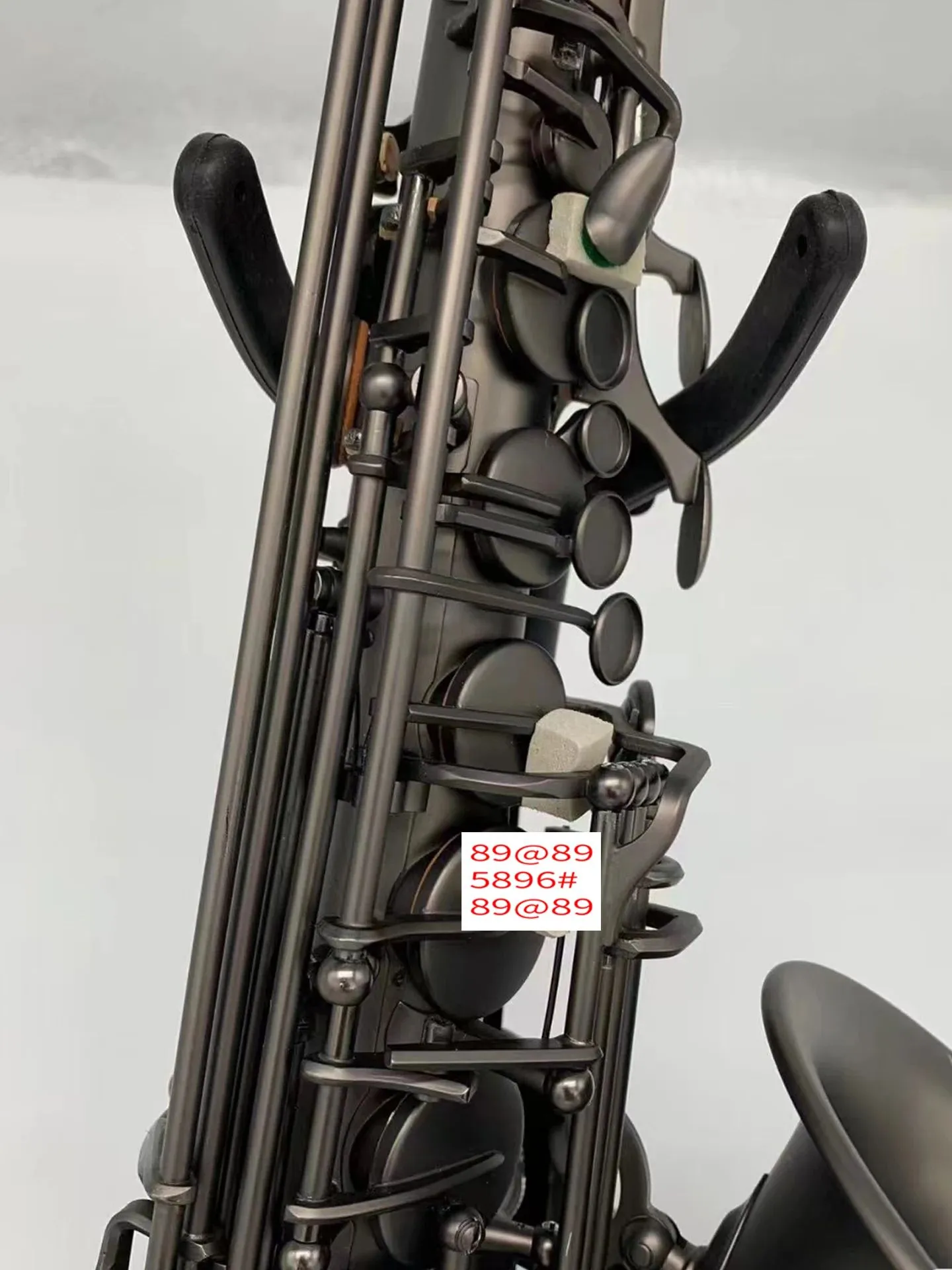 Professional Alto Saxophone - Frosted Black Gold, High-End Drop E ...