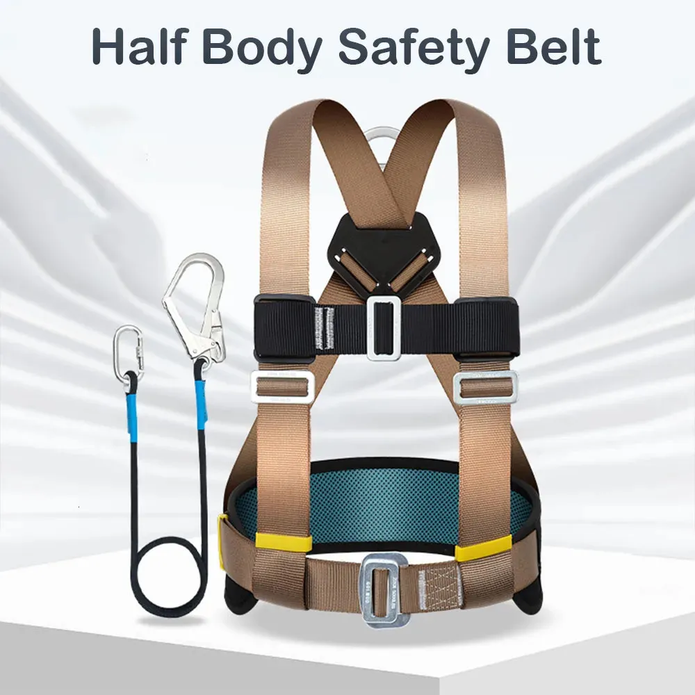 Heavy Duty Climbing Harness - Half Body Safety Belt for Rock Climbing ...