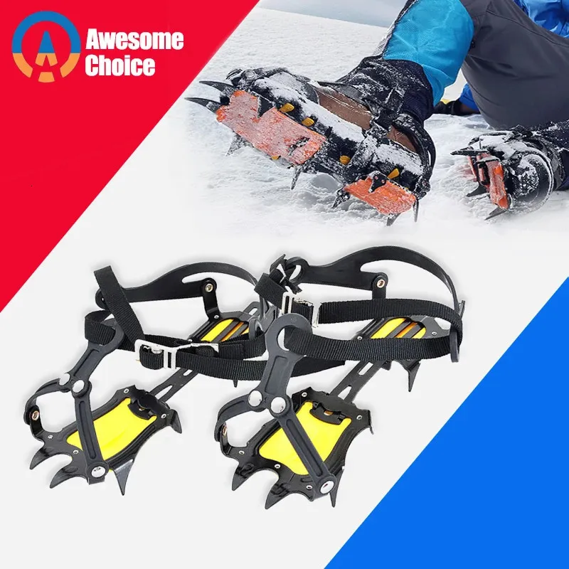 DHgate.com:Adjustable Ice Crampons for Boots: Professional 10-Teeth ...