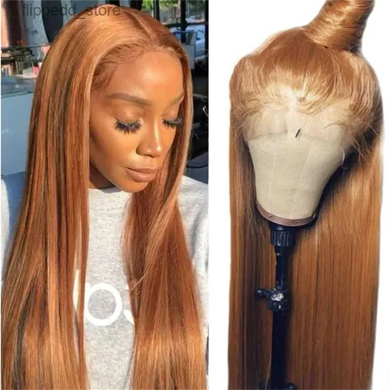 DHgate.com:Ginger Blonde Lace Front Wigs for Black Women, Straight ...