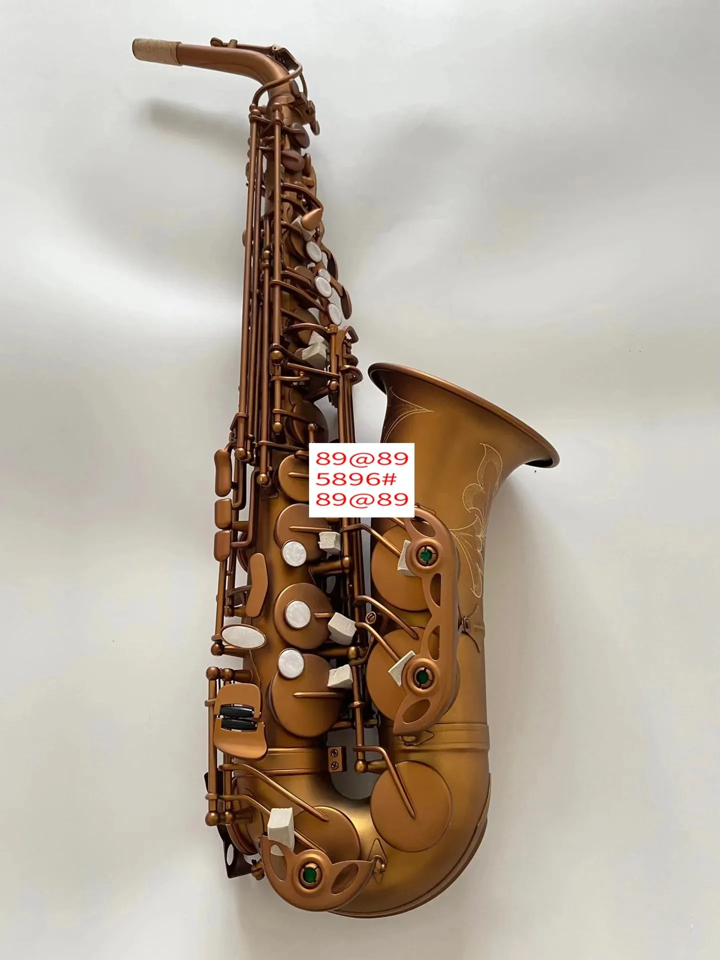 Professional Alto Saxophone - Gold Plated, E-Flat, Matte Finish, Brass ...