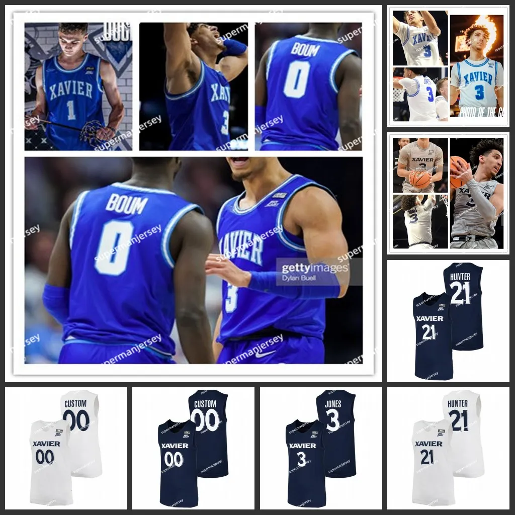 DHgate.com:Xavier Musketeers Basketball Jersey 20 Dayvion McKnight 24 ...