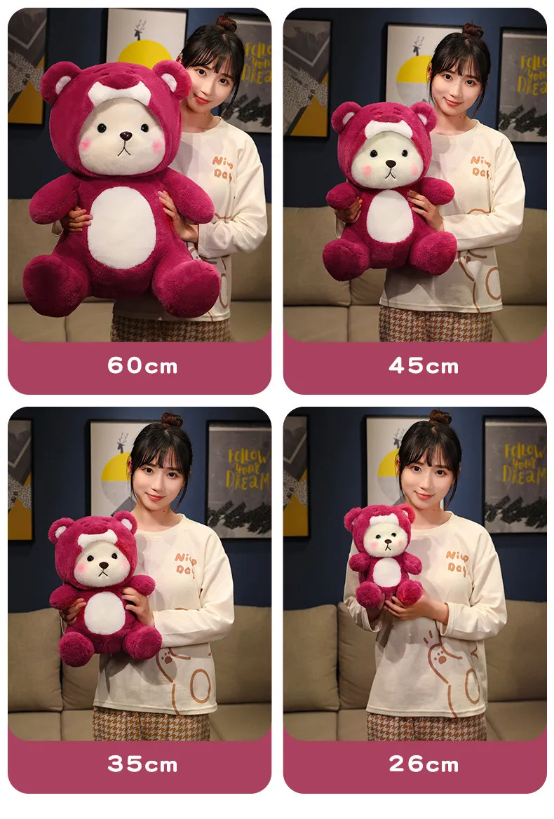 Plush Bear Doll Little Bear Plush Toy with PP Cotton Filling for ...