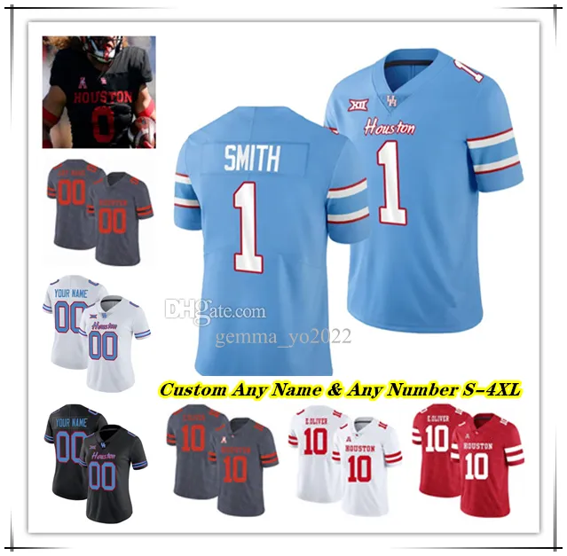Ncaa College Houston Cougars Football Jersey Donovan Smith Parker ...