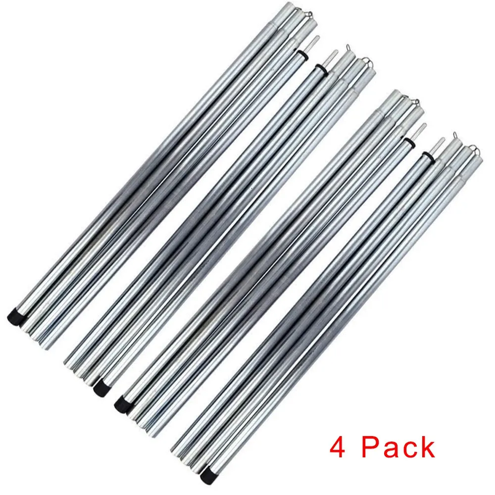 Outdoor Gadgets Adjustable 2M Tarp Poles Iron Thicken Stick Rack Rod ...