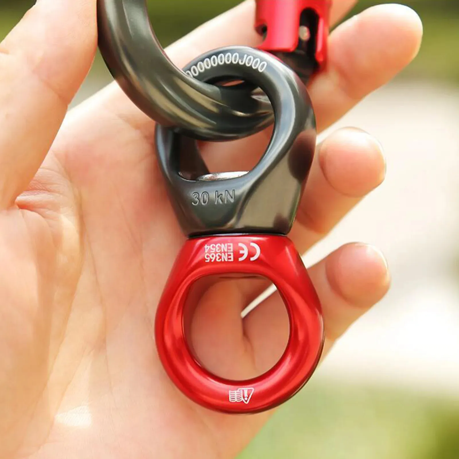 35KN Swing Swivel Rotational Device - Heavy Duty Carabiner for Rock ...