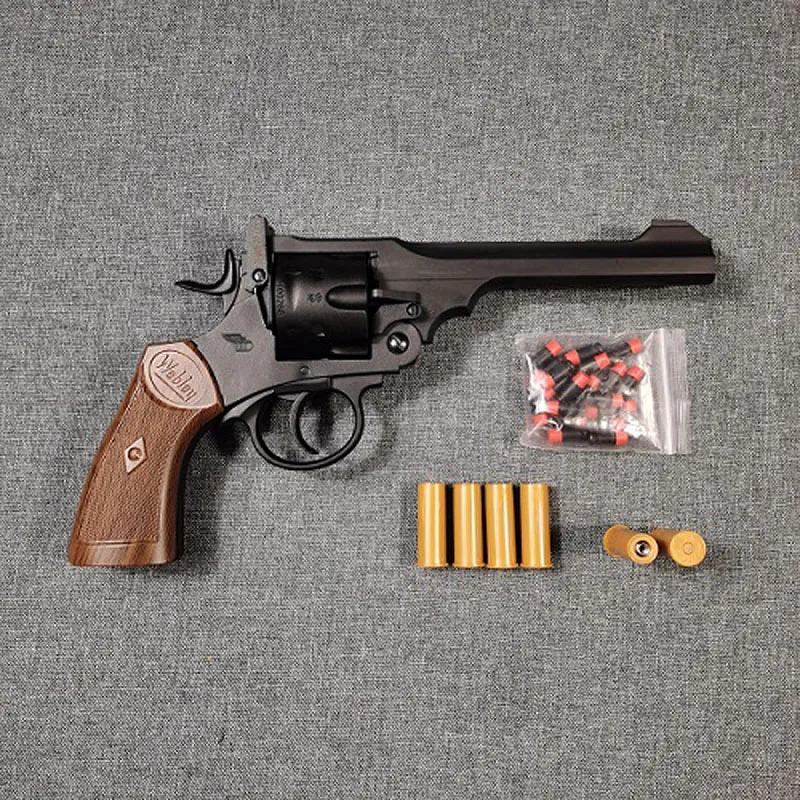 Wickley Metal Toy Toy Revolver Gun Mit Mittleren FALT HAUSE WIFFEN ...