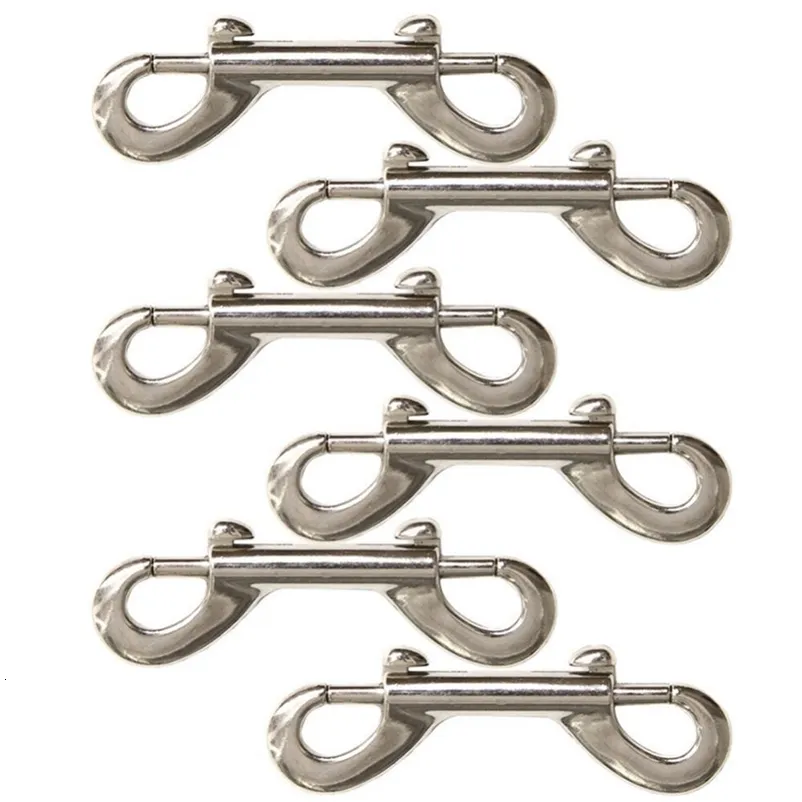 DHgate.com:[Pack of 6] Metal Carabiners Double-Ended Spring Clip Hook ...