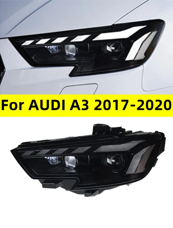 DHgate.com:LED Headlights with Blue DRL for Audi A3 2017-2020 - Stylish ...