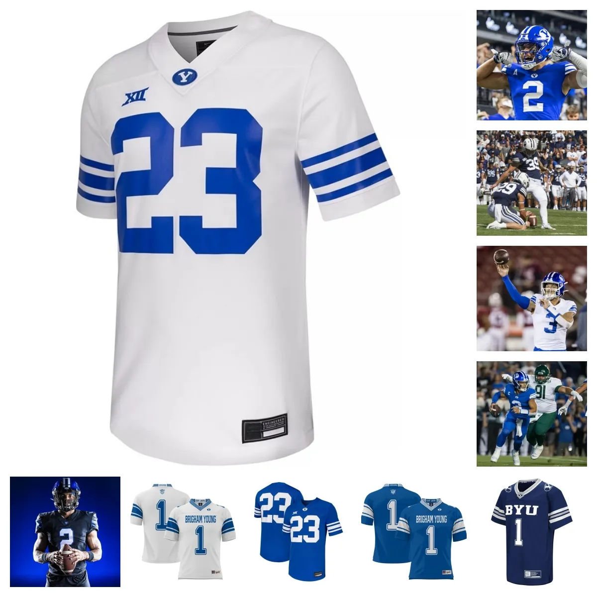 DHgate.com:BYU Cougars Football Jersey, Mens Game Day Football Jersey ...
